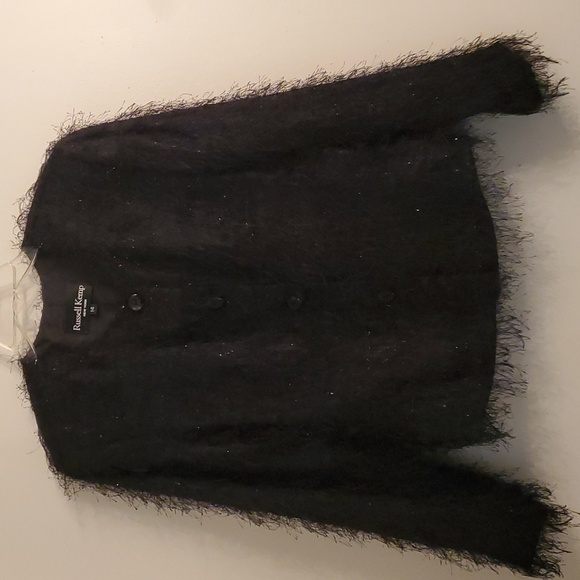 Russell Kemp | Jackets & Coats | Russell Kemp Eyelash Black Short ...